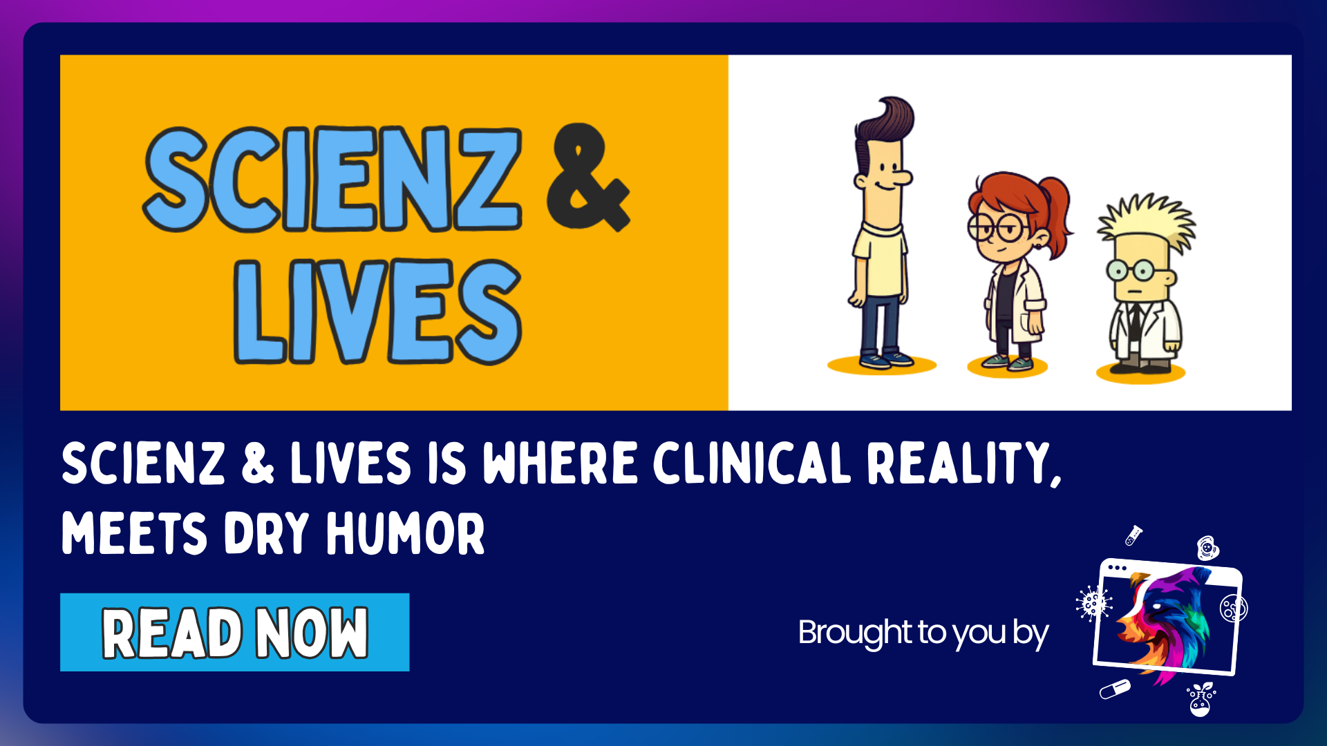What Is Scienz and Lives? | Biotech Comic Series by JPP